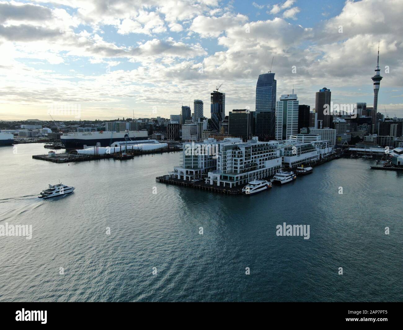 Viaduct Harbour, Auckland / New Zealand - December 29, 2019: The ...