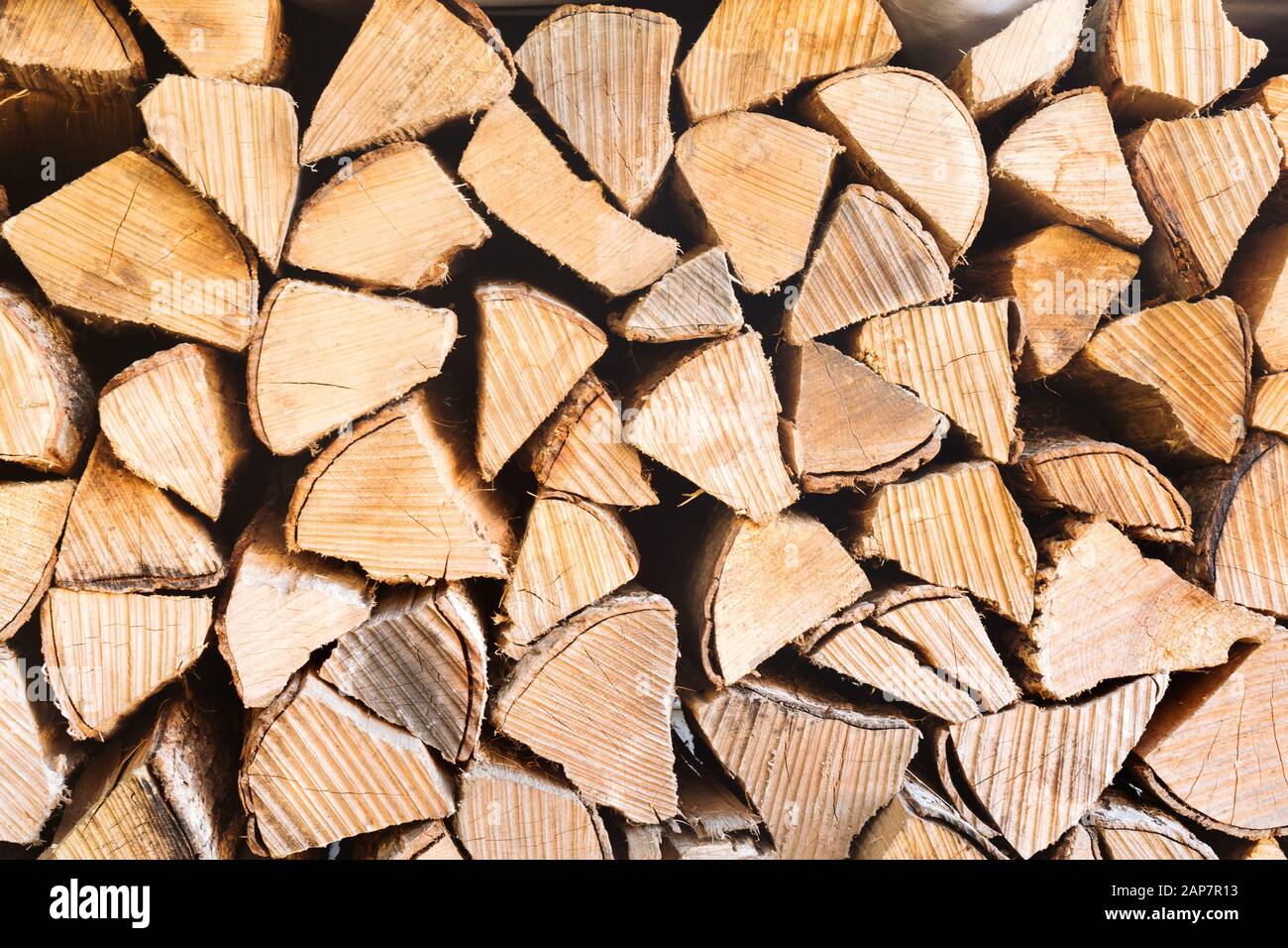 Texture of light stack of wood. Natural cozy background concept with ...