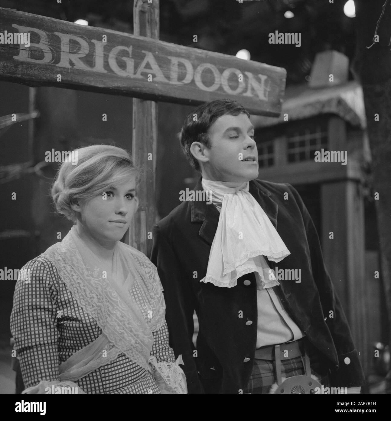 Brigadoon musical comedy for NCRV television. Jenny Arean and Jacco of ...