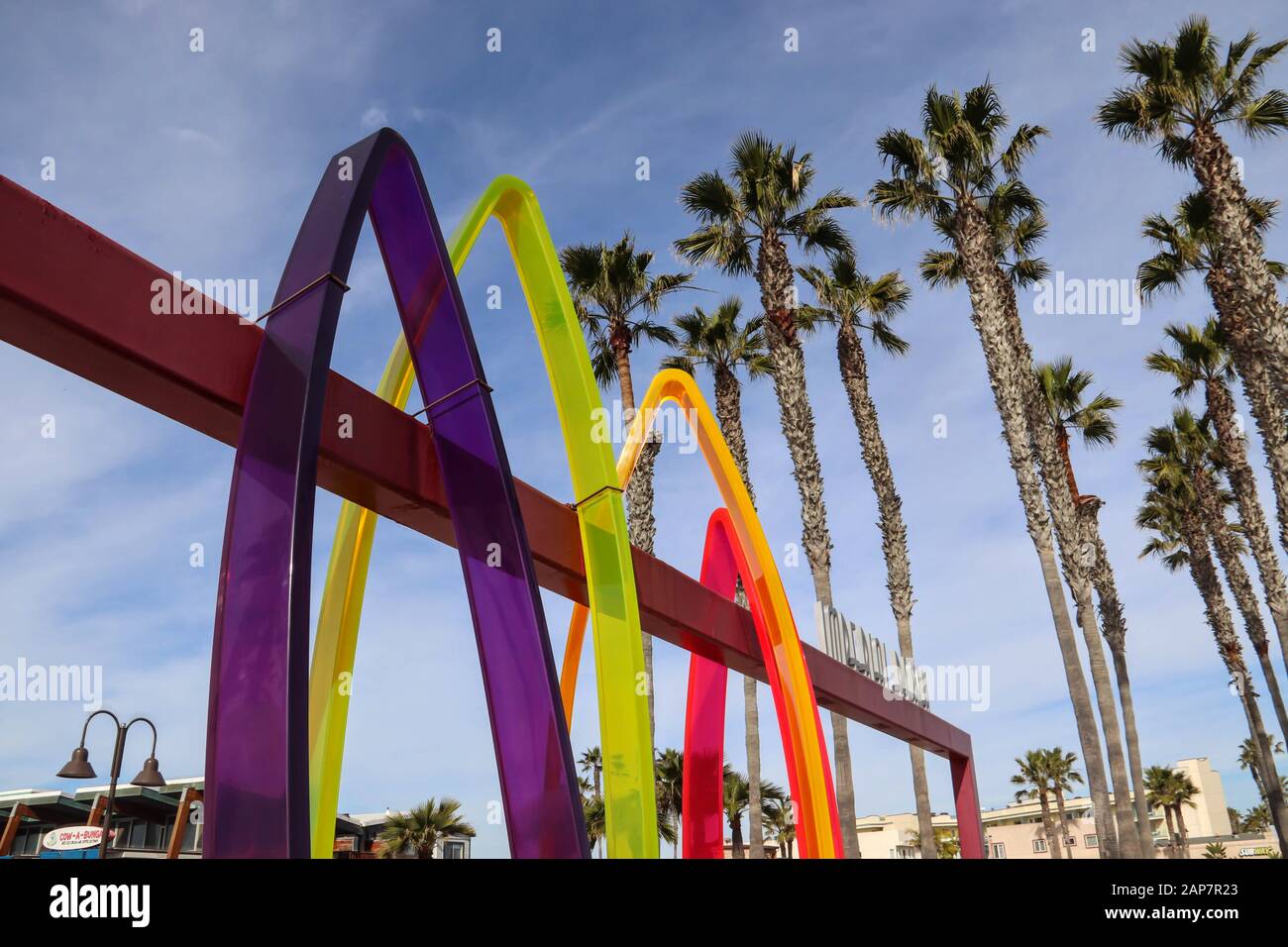 Imperial Beach, CA 1-20-2020 The Imperial Beach sign at the entrance to ...