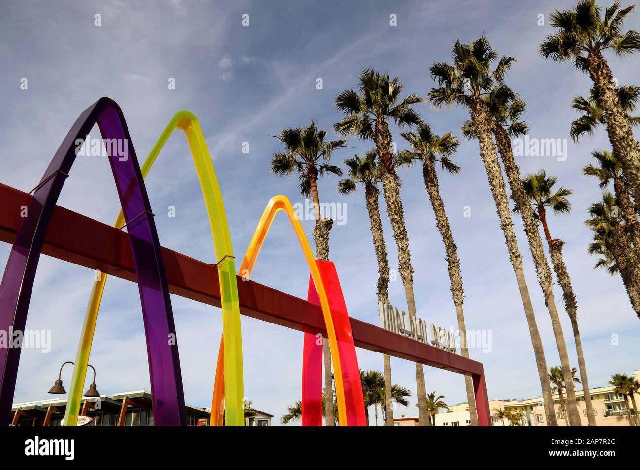 Imperial Beach, CA 1-20-2020 The Imperial Beach sign at the entrance to ...