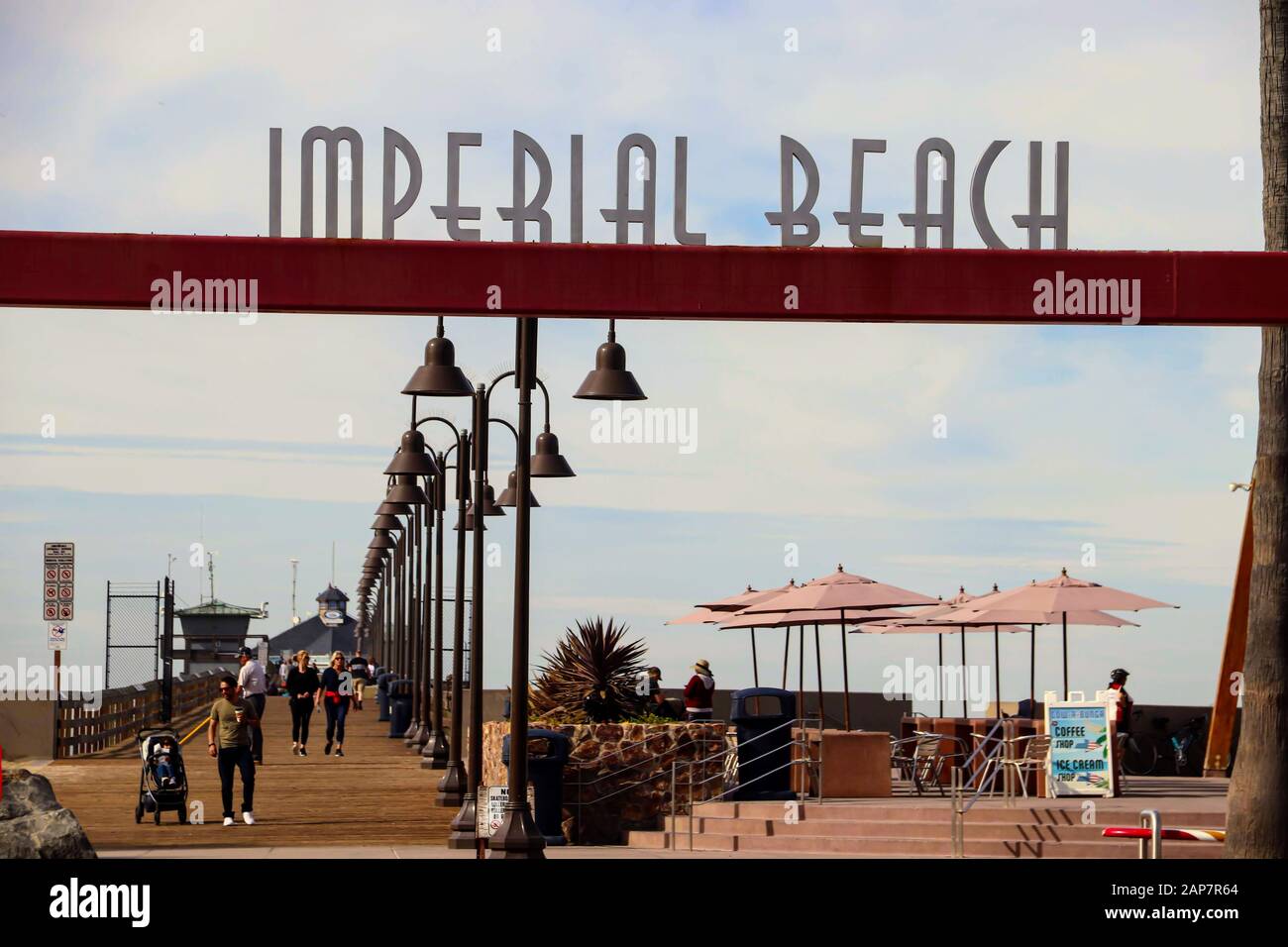 Imperial Beach, CA 1-20-2020 The Imperial Beach sign at the Imperial ...