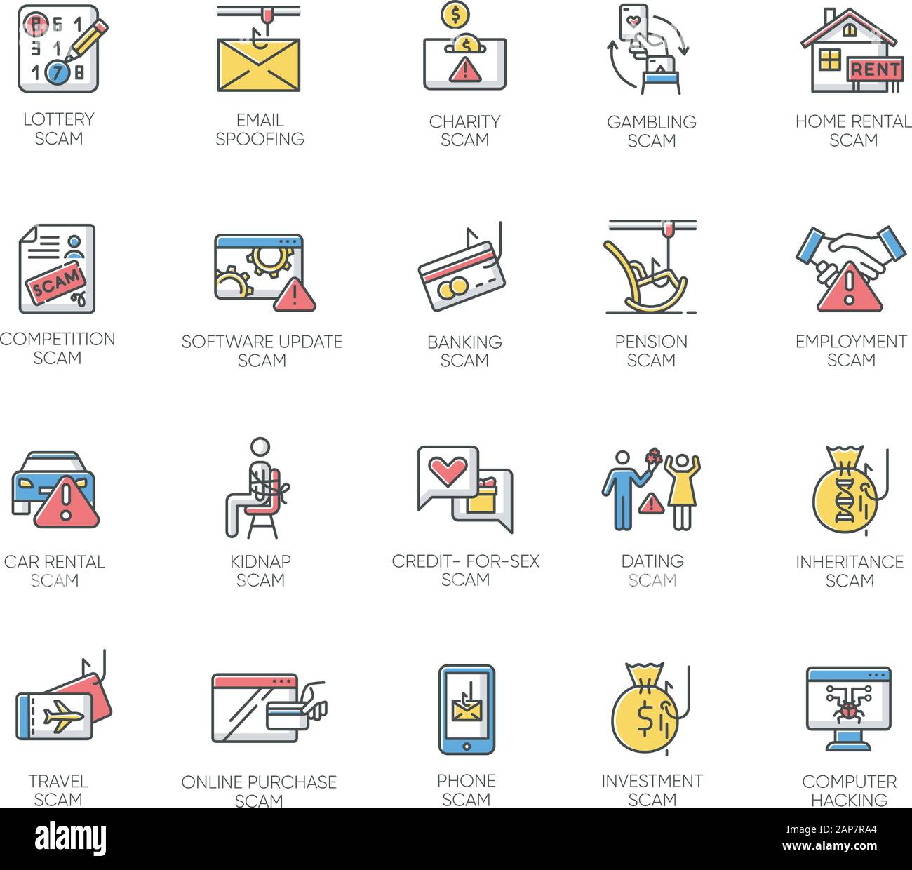 Phishing schemes Stock Vector Images - Alamy