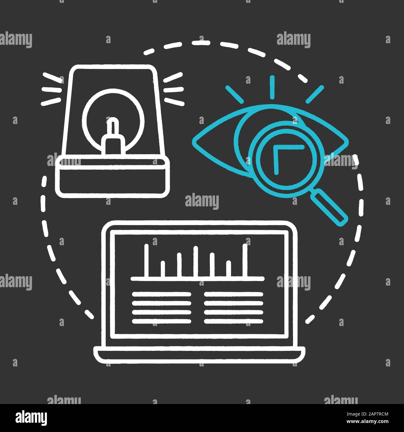 Stress testing chalk concept icon. Software development stage idea thin ... Stress testing chalk concept icon. Software development stage idea thin ...