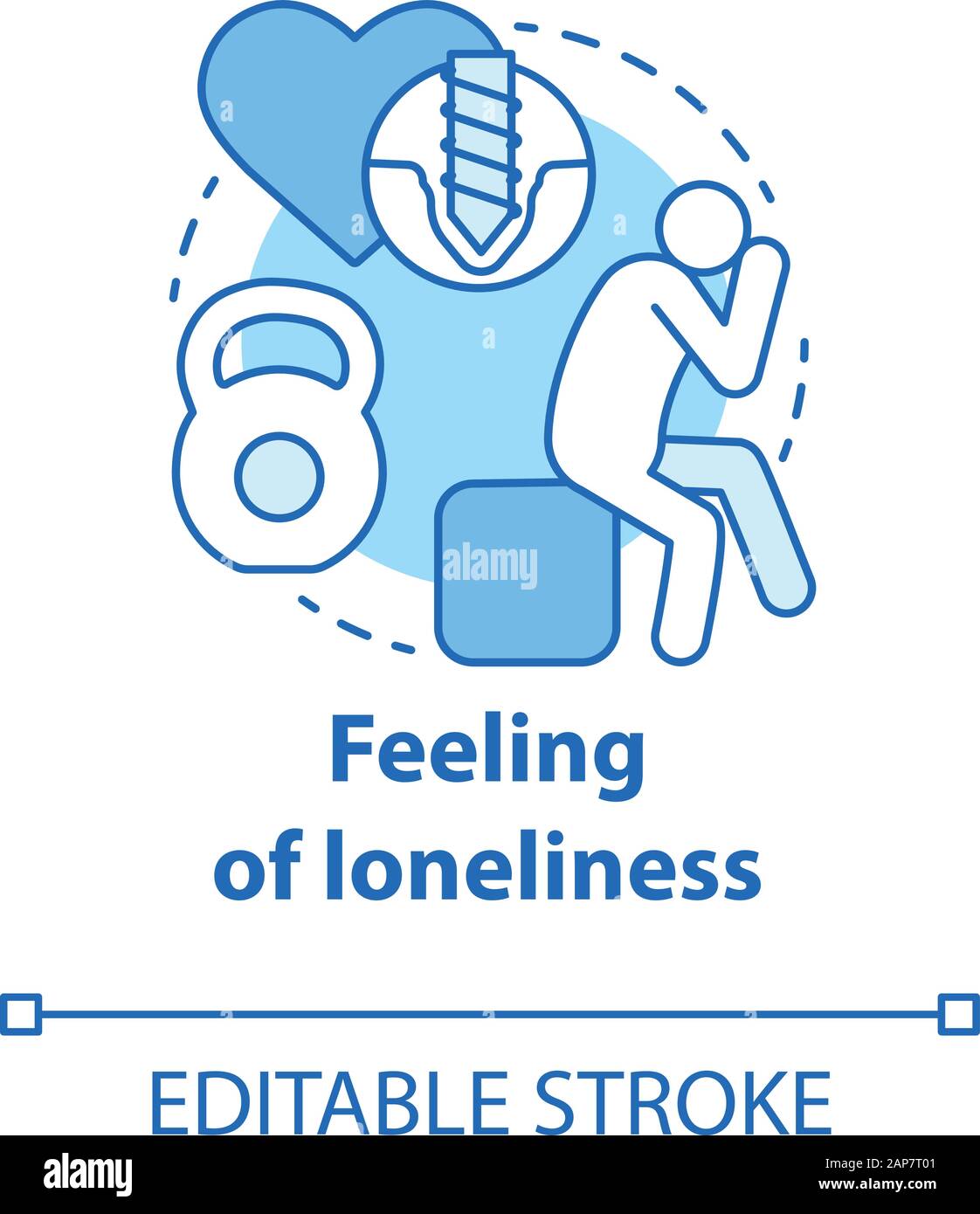 Loneliness Clipart