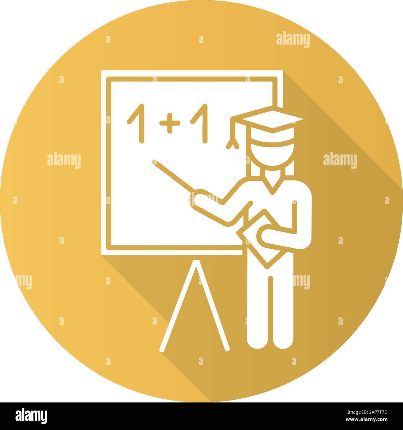 Lecturer giving lecture Stock Vector Images - Alamy