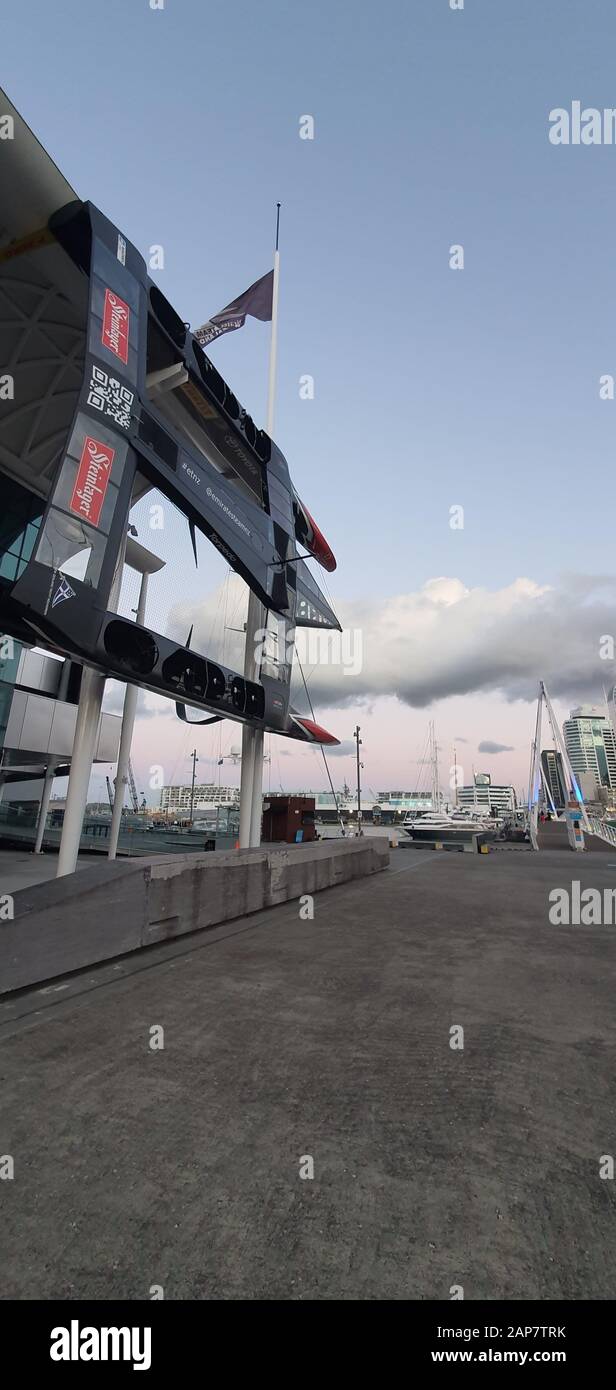 Viaduct Harbour, Auckland / New Zealand - December 29, 2019: The ...