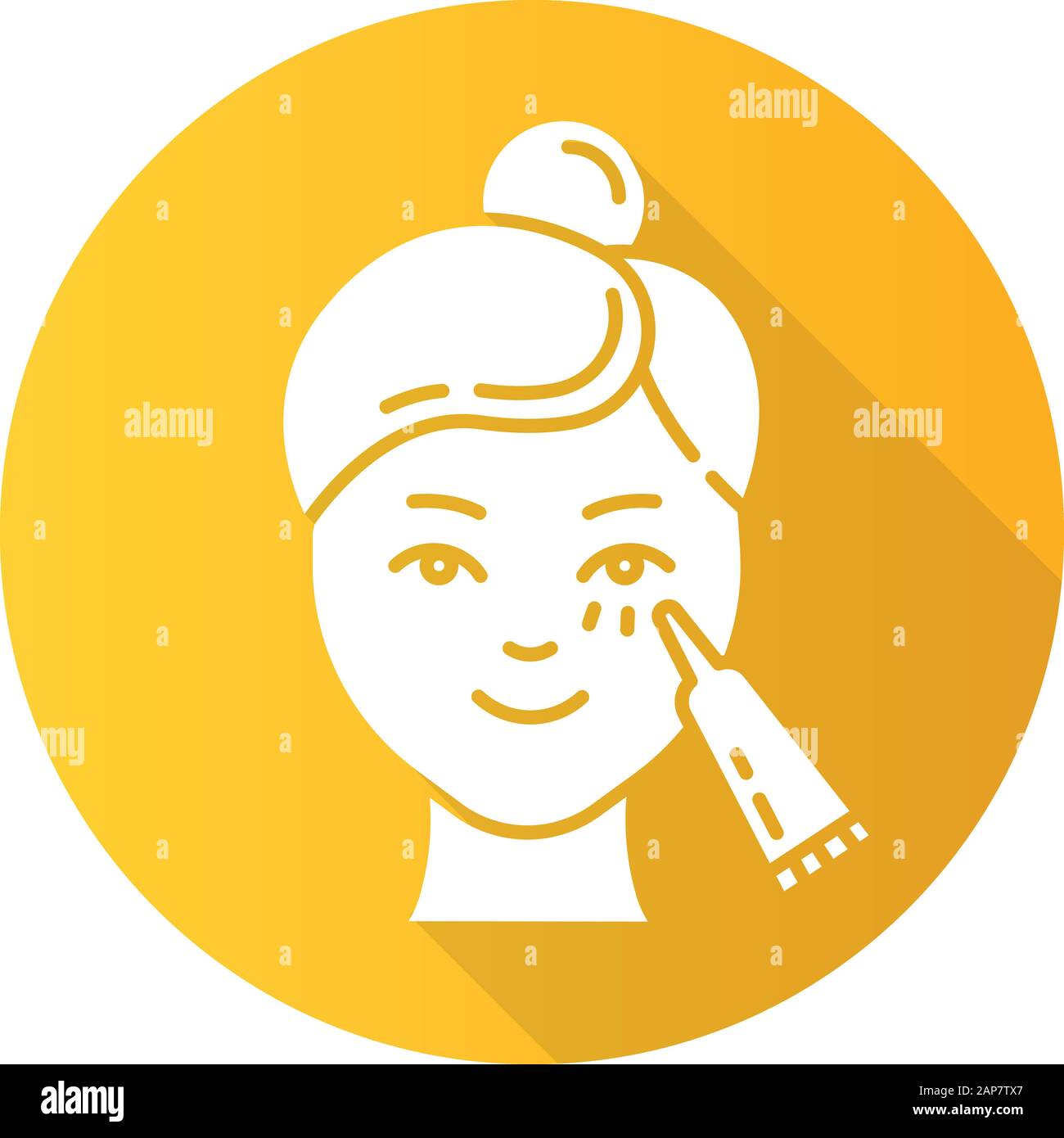 Female yellow eye Stock Vector Images - Alamy