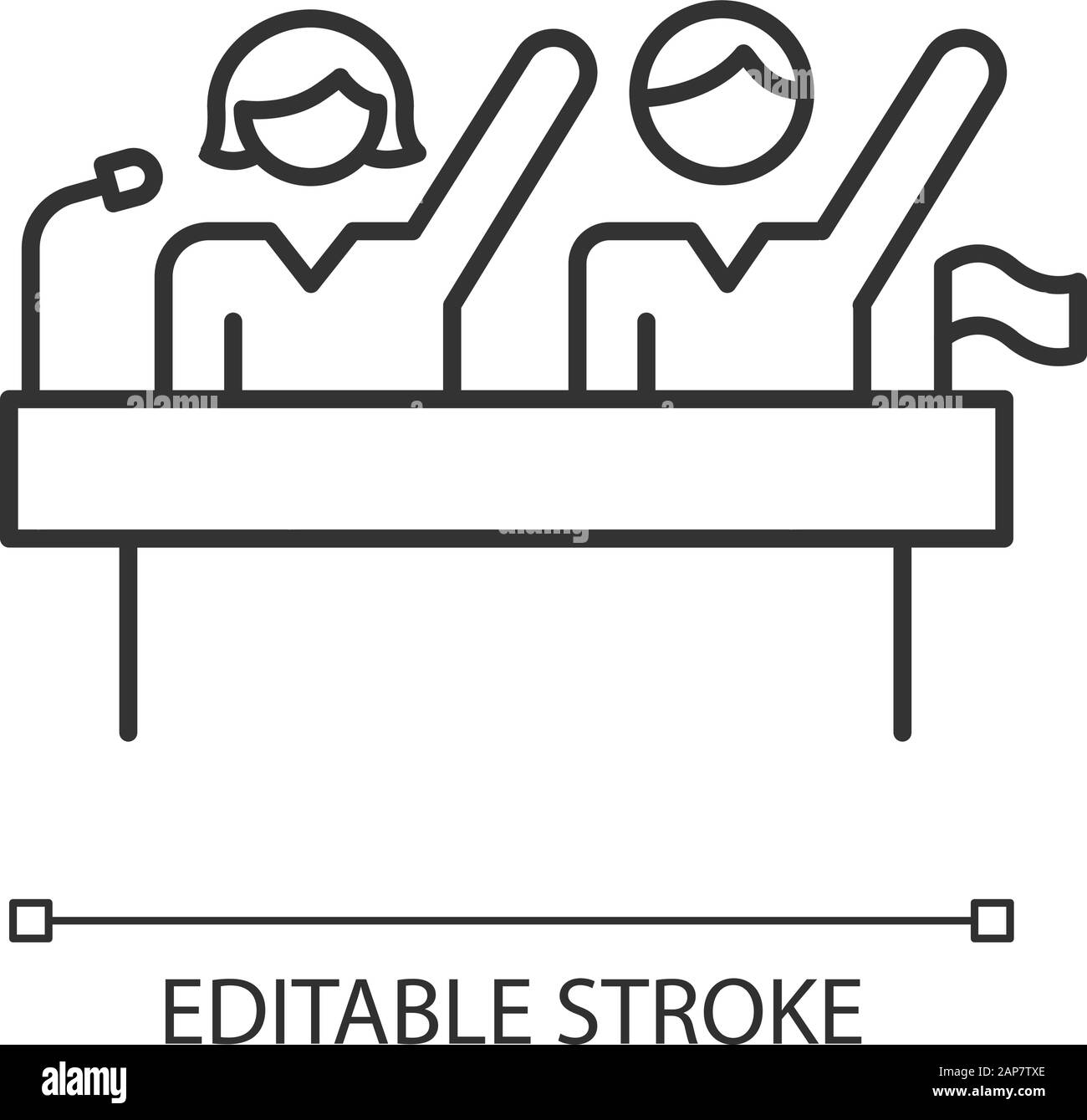 Candidates speaking Stock Vector Images - Alamy