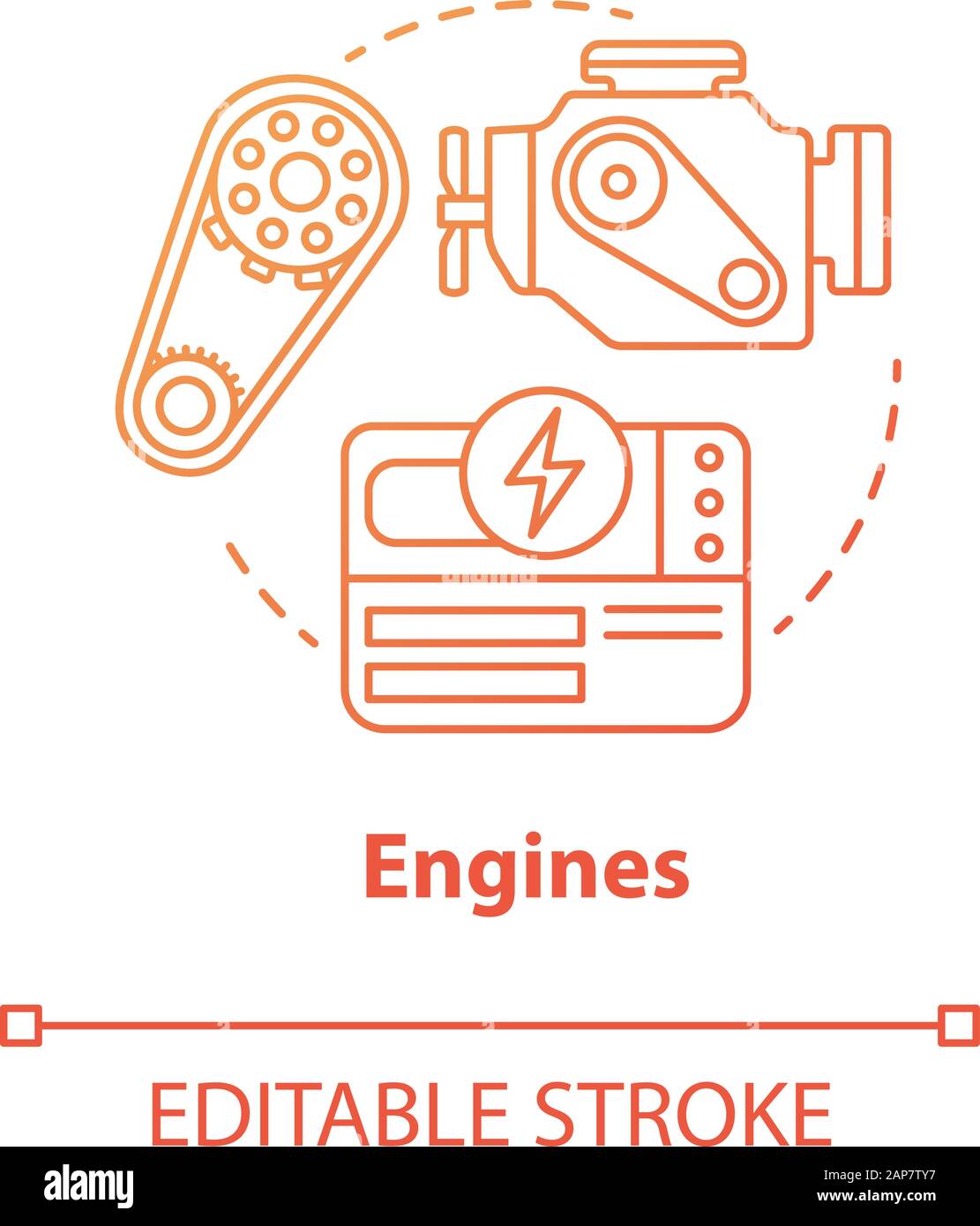 Red engines Stock Vector Images - Alamy