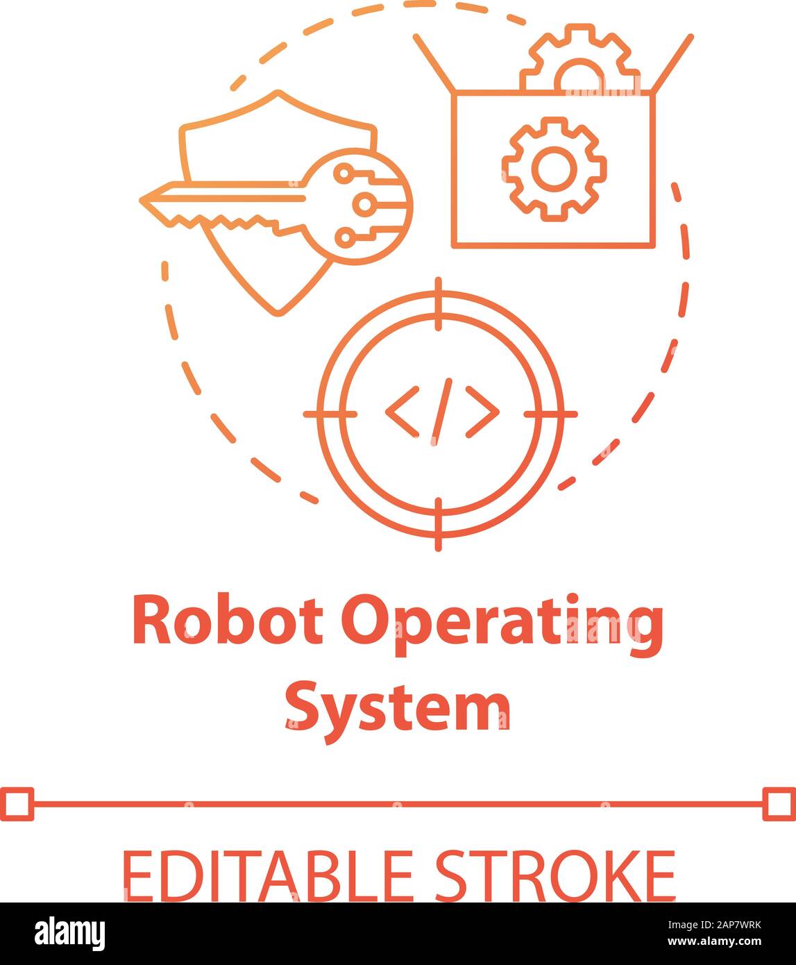 Operating system for robotics Cut Out Stock Images & Pictures - Alamy