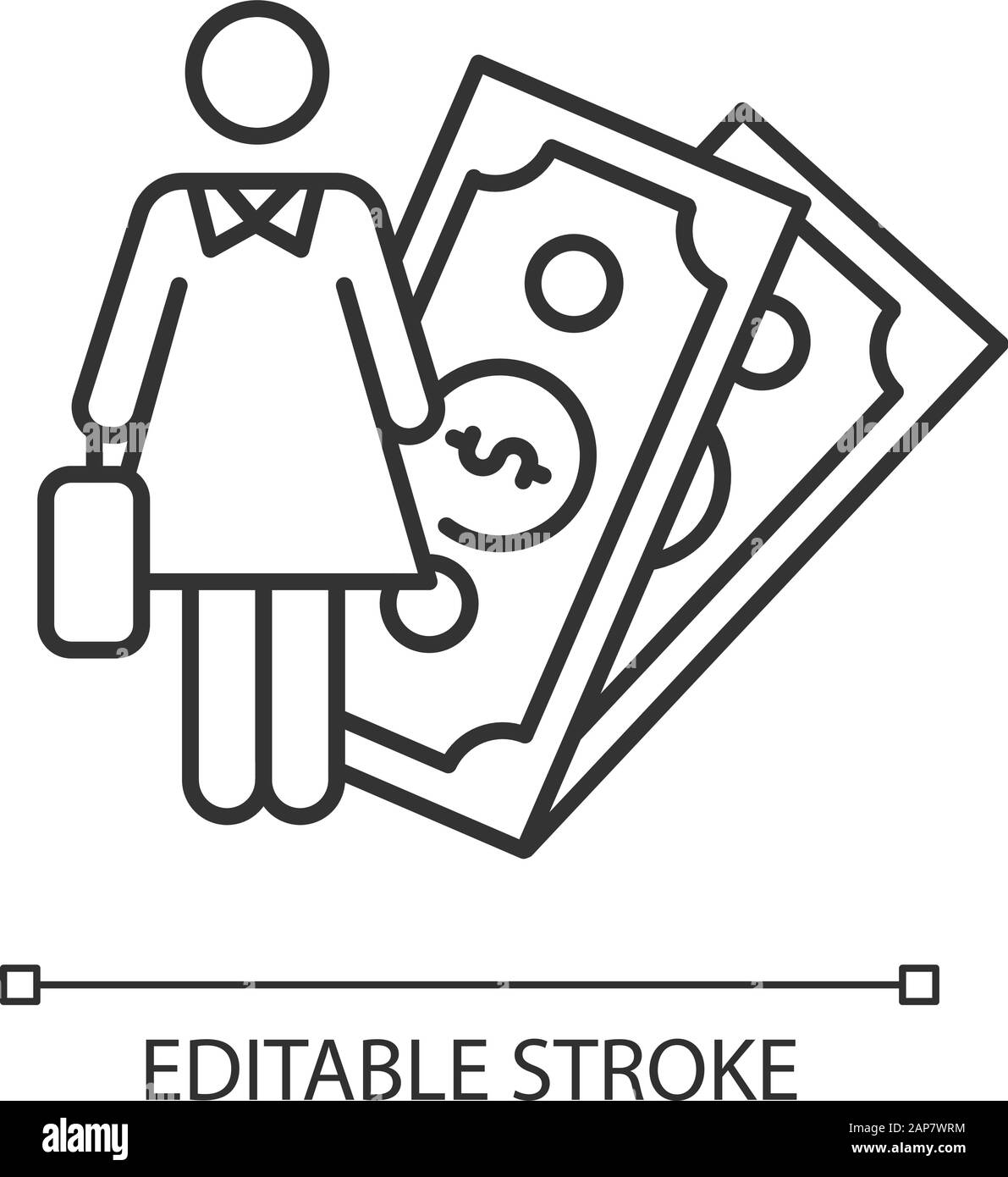 Female economic activity Stock Vector Images - Alamy