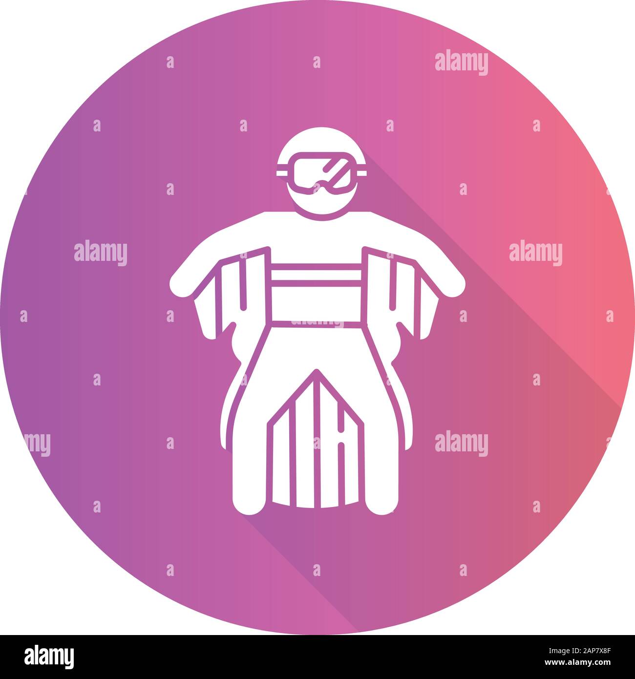 Wingsuit vector vectors hi-res stock photography and images - Alamy