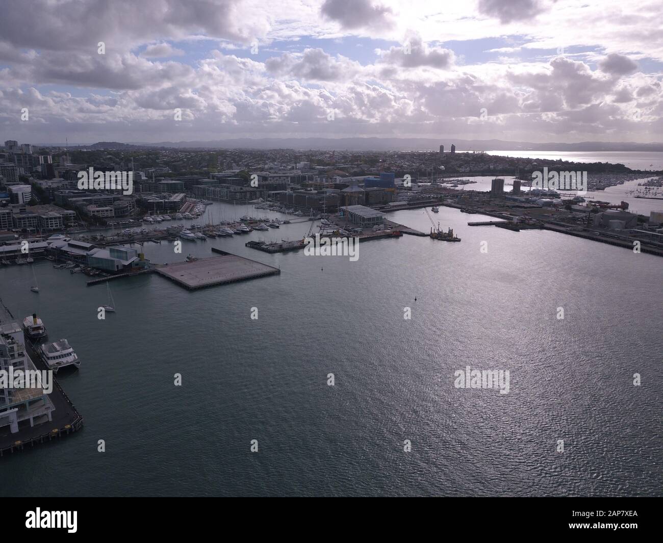 Viaduct Harbour, Auckland / New Zealand - December 29, 2019: The ...