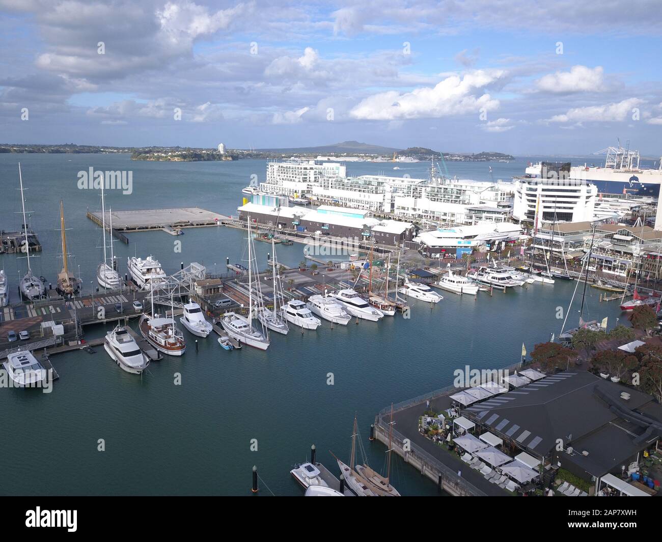 Viaduct Harbour, Auckland / New Zealand - December 29, 2019: The ...