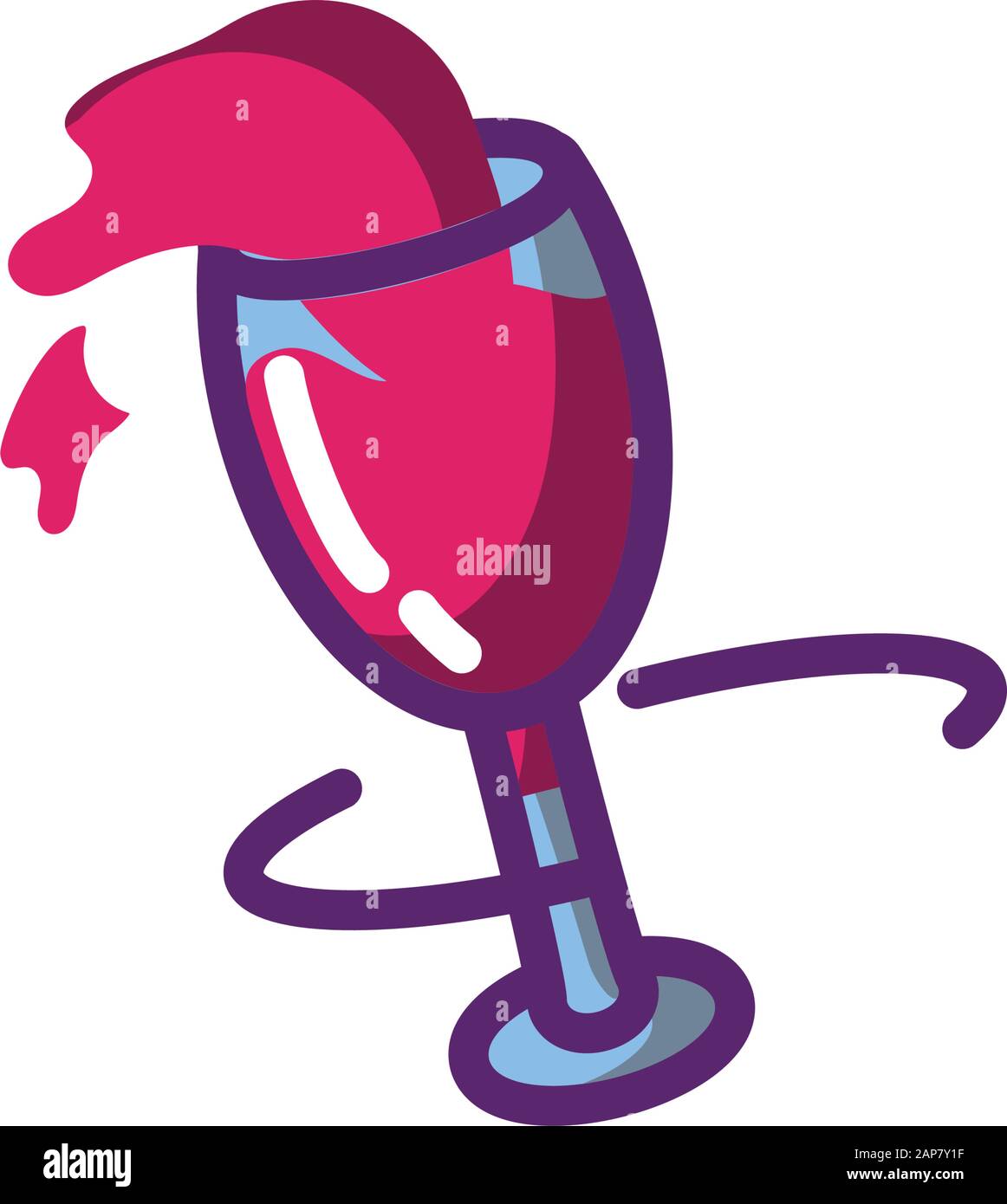 Wine cup design of Winery alcohol drink beverage restaurant celebration ...