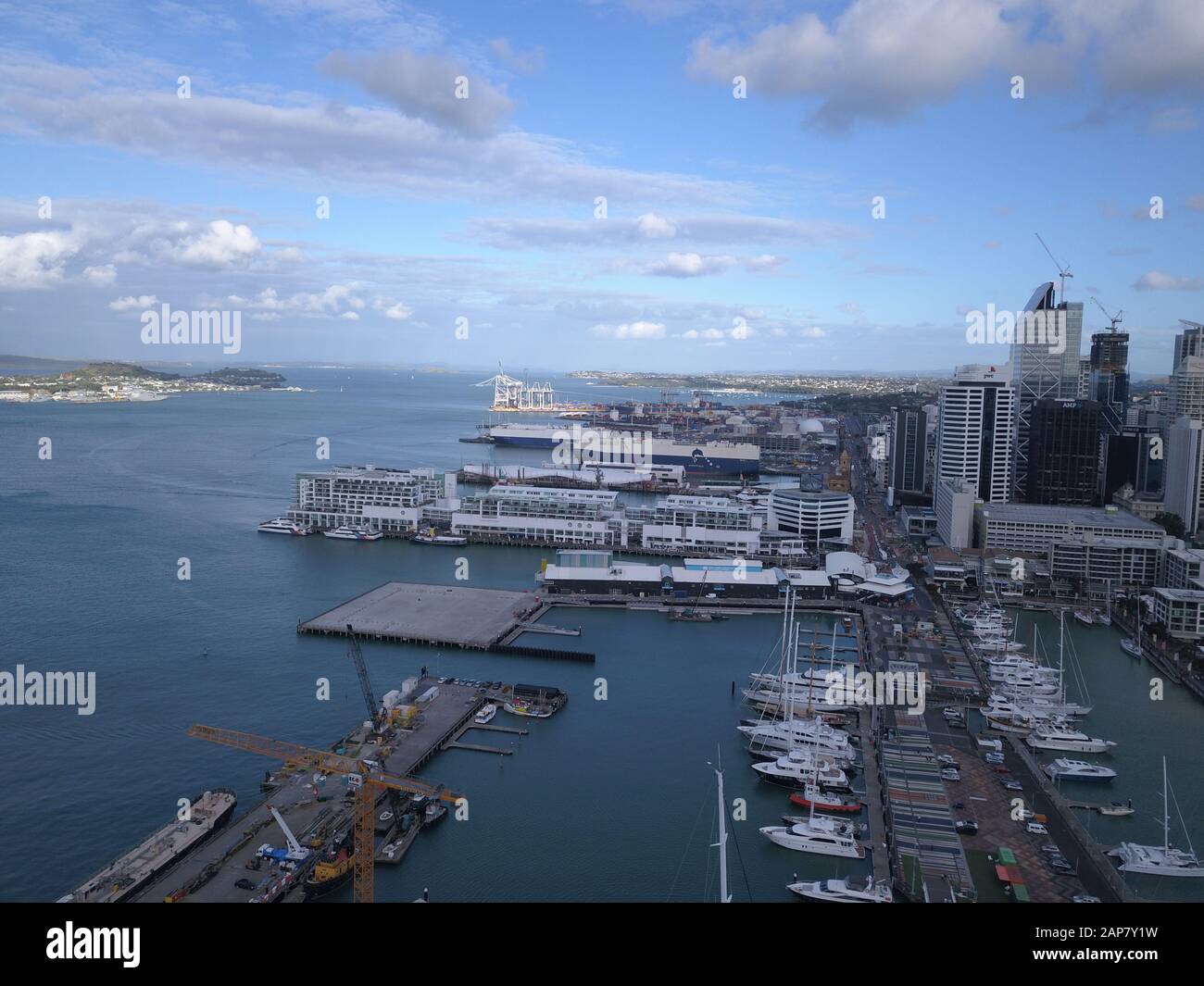 Viaduct Harbour, Auckland / New Zealand - December 29, 2019: The ...