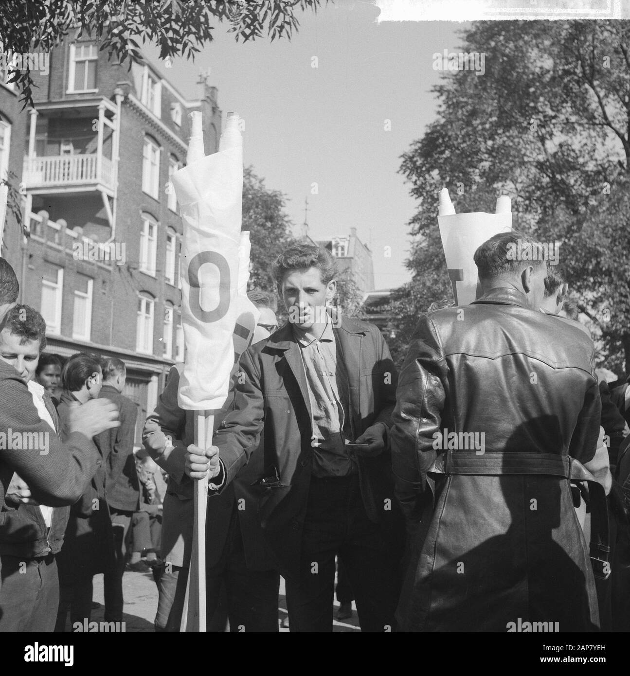 Construction workers demonstrating hi-res stock photography and images ...
