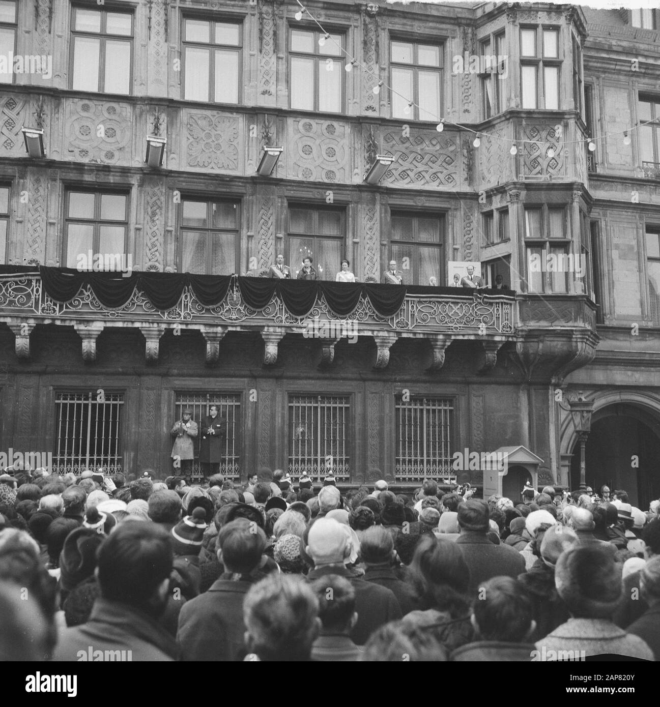 The change of throne in Luxembourg, Grand Duke Jean and wife and ...