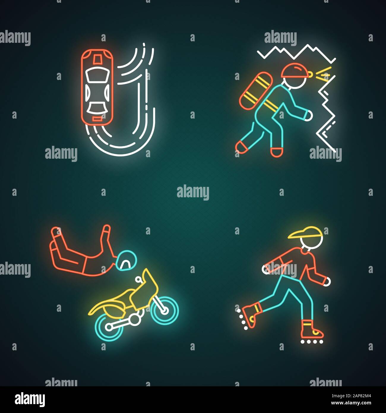 Sports car action Stock Vector Images - Alamy