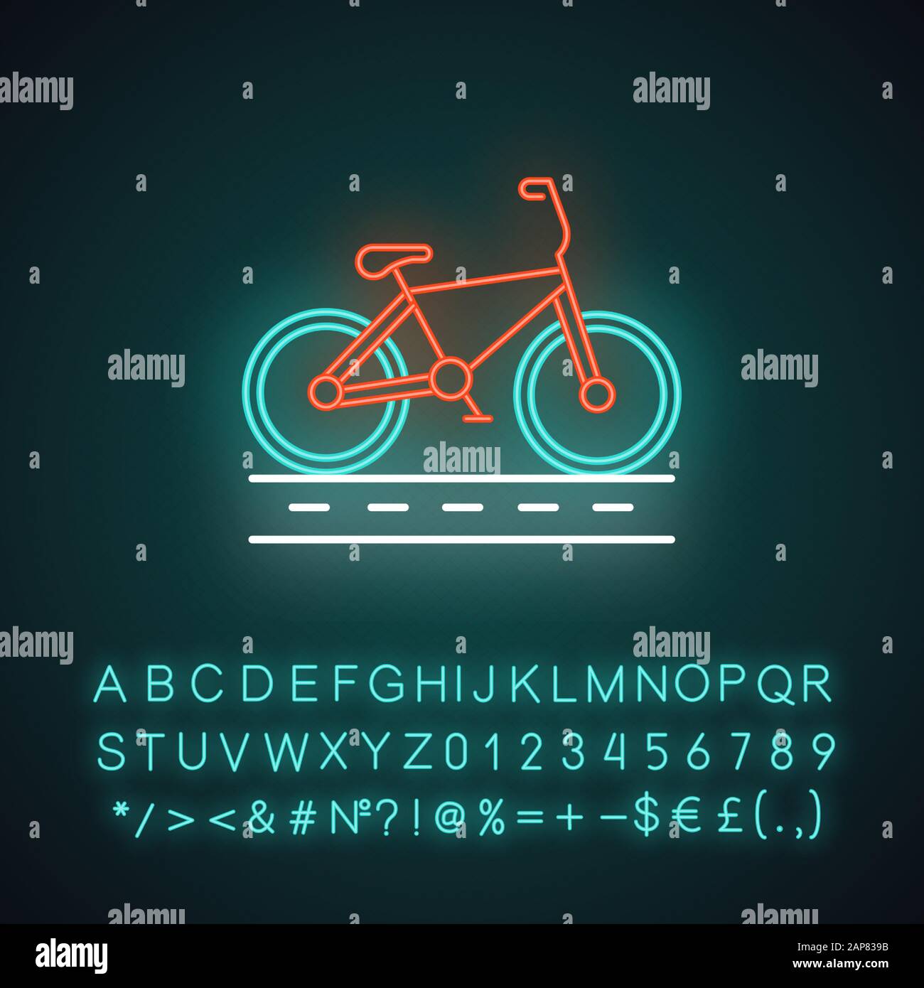 Bikeway lane sign Stock Vector Images - Alamy