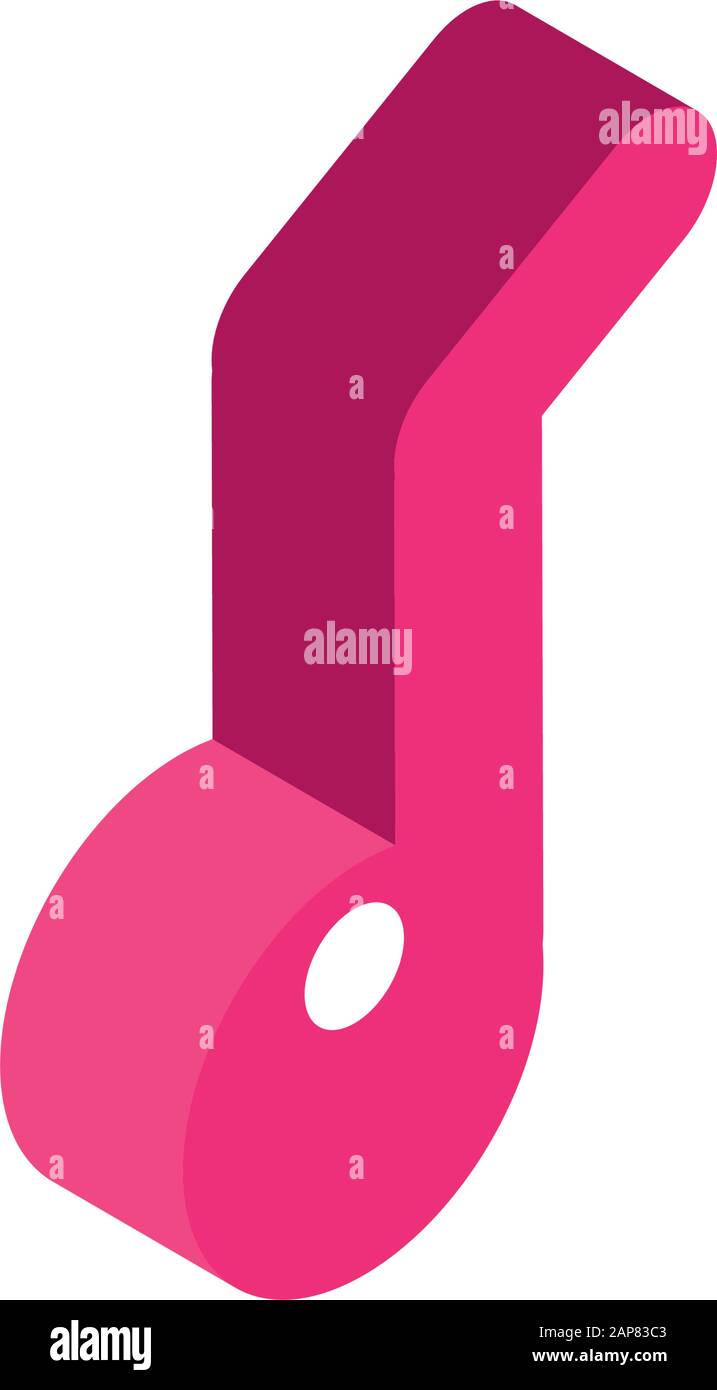 music note sound isolated icon Stock Vector Image & Art - Alamy