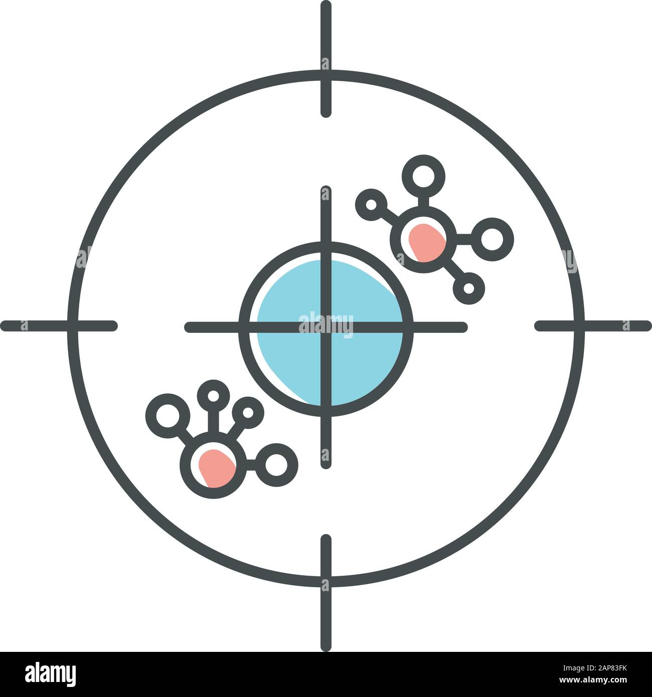 Tumor cells t cells Stock Vector Images - Alamy