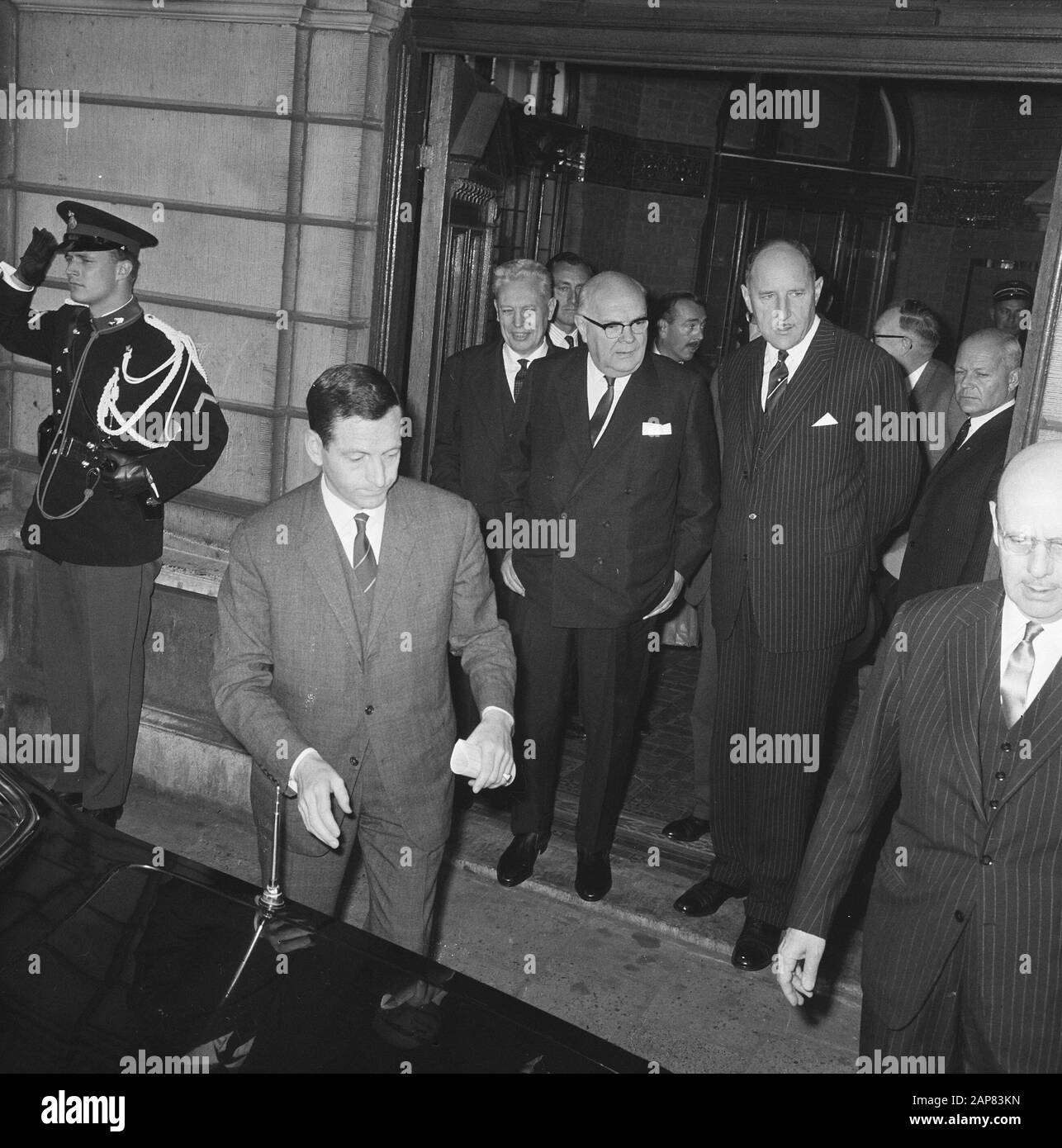 Belgian prime minister pierre harmel hi-res stock photography and ...