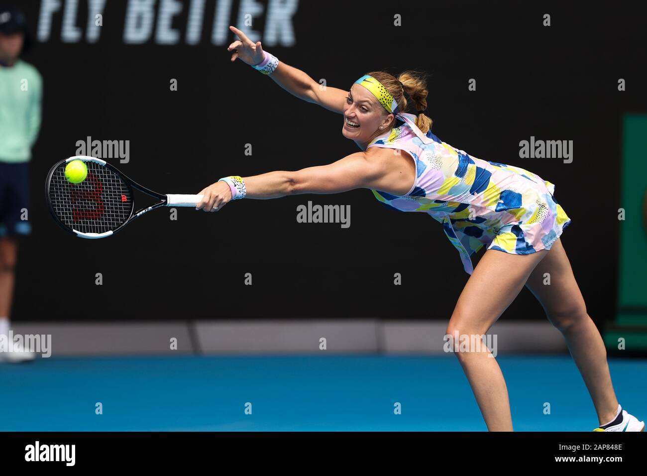 Melbourne, Australia. 22nd Jan, 2019. Petra Kitova of Czech Republic ...