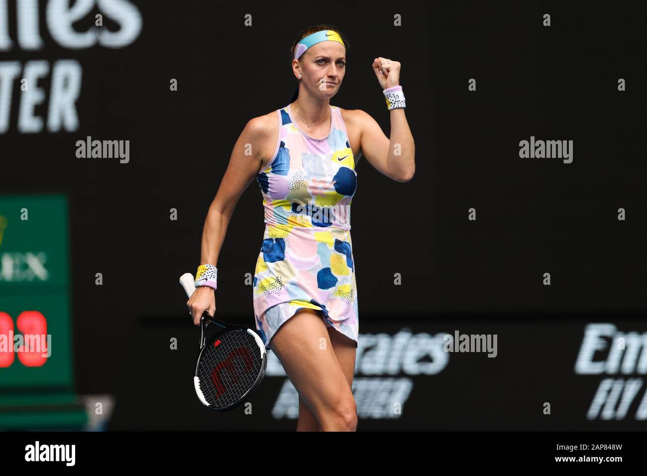 Melbourne, Australia. 22nd Jan, 2019. Petra Kitova of Czech Republic ...
