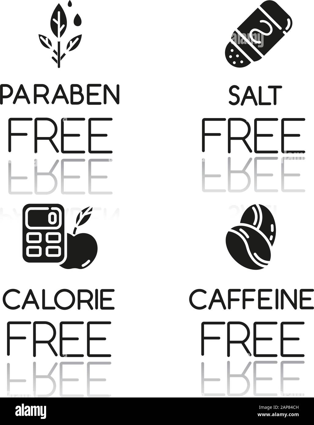 Negative calorie food Stock Vector Images - Alamy