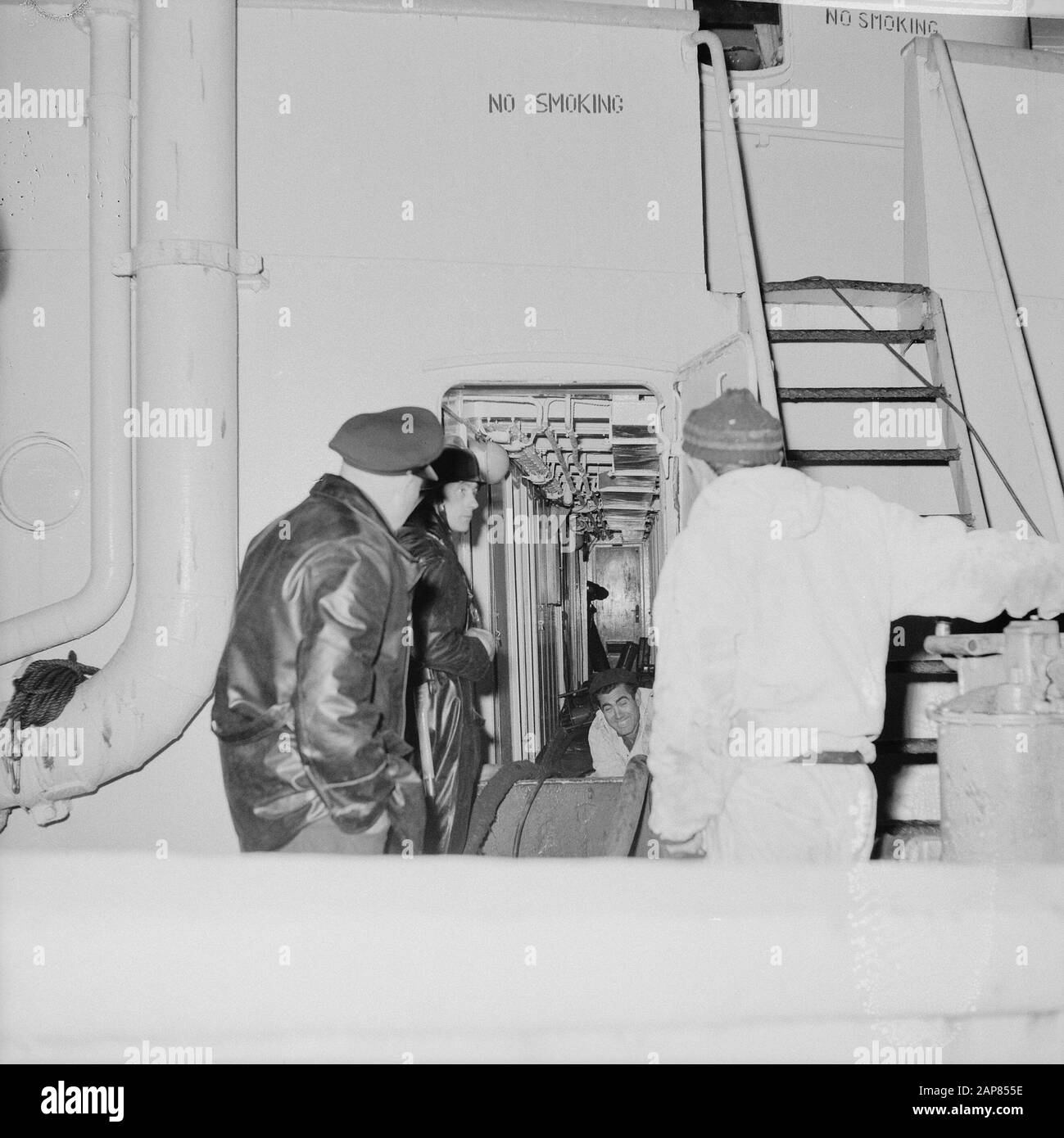 Engine room fire Black and White Stock Photos & Images - Alamy