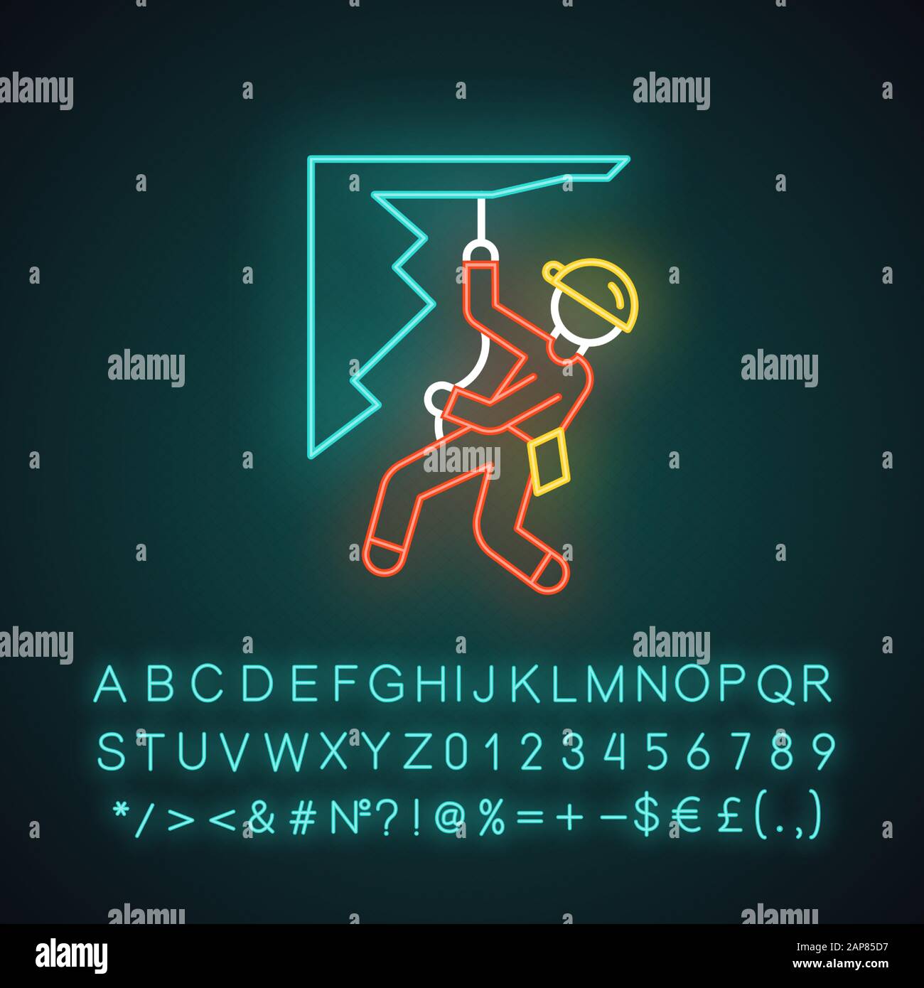 Rappelling Spelunking