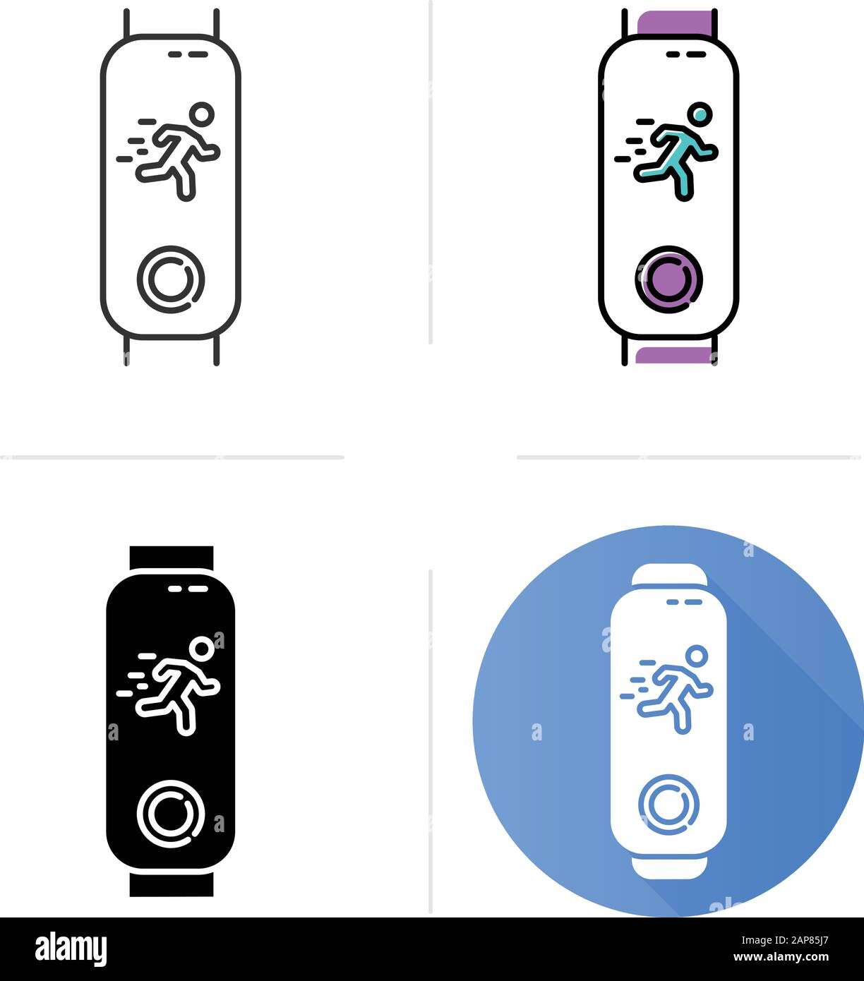 Black man running smart Stock Vector Images - Alamy