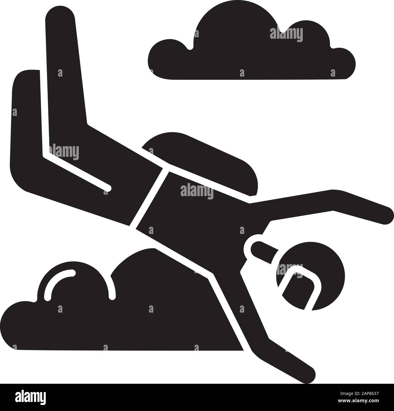 Skydiver freestyle in sky extreme Cut Out Stock Images & Pictures - Alamy