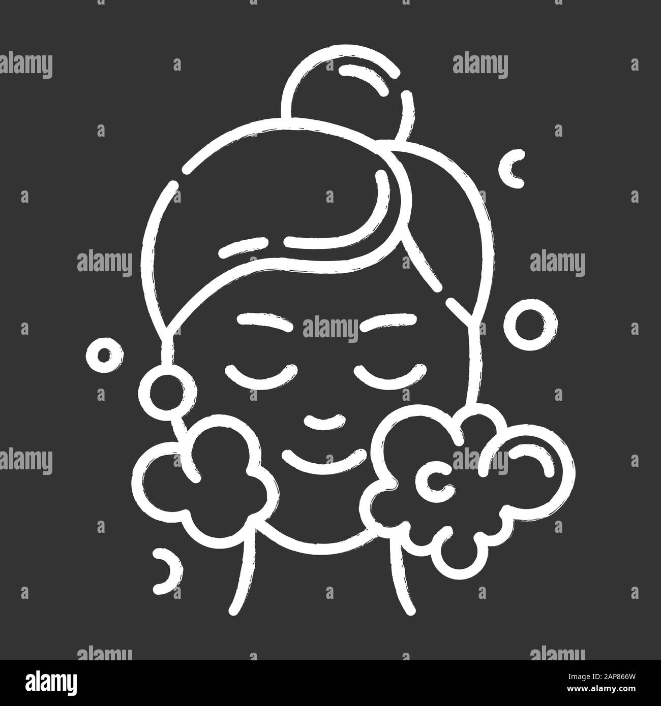 Wet face girl Stock Vector Images - Alamy