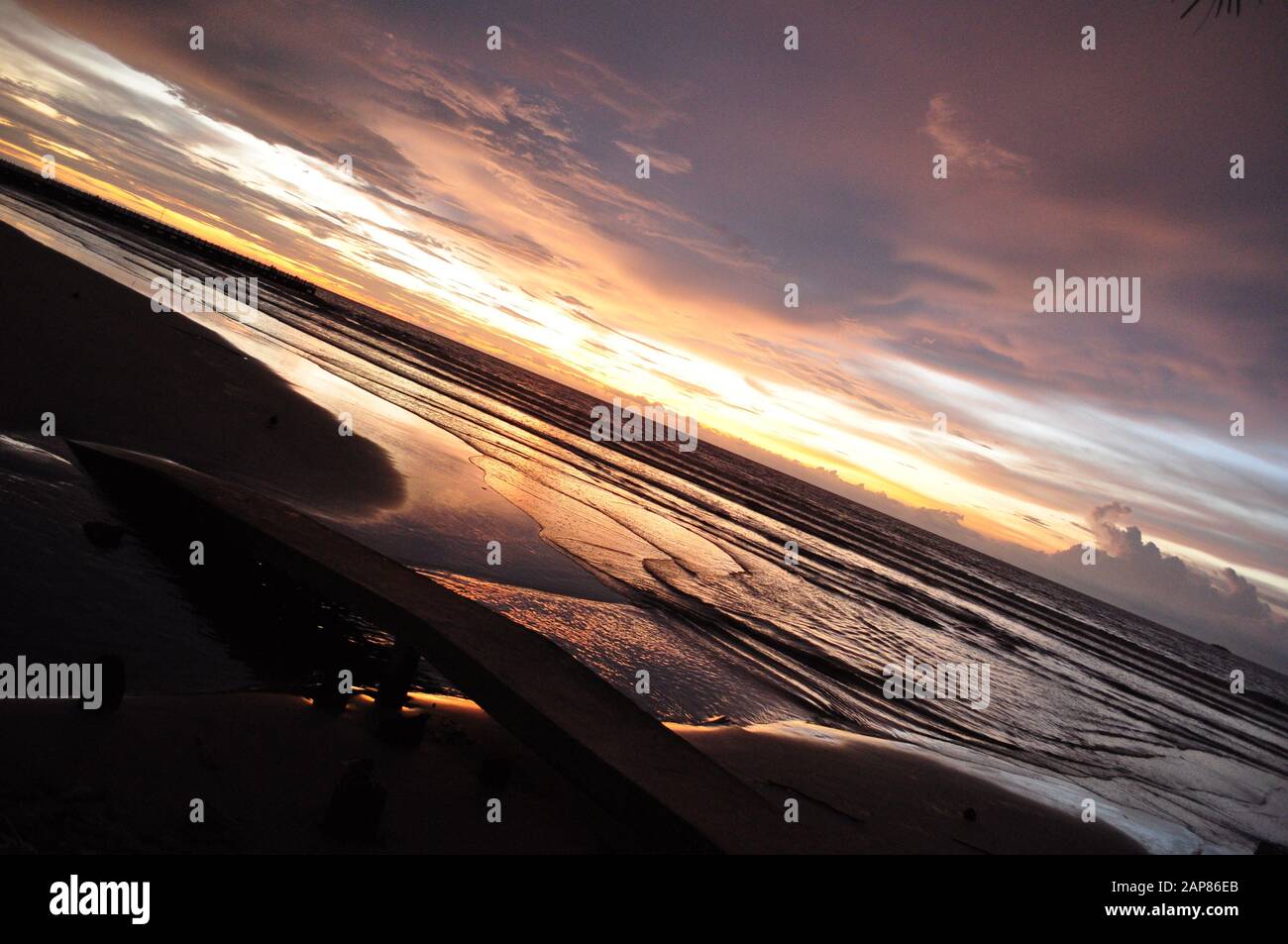 Miri, Sarawak / Malaysia - April 2011: The beautiful beaches of Luak ...