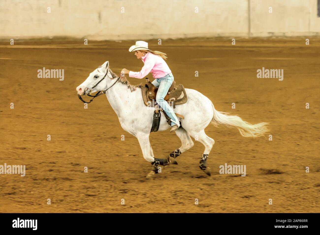 Barrel racing line hi-res stock photography and images - Alamy