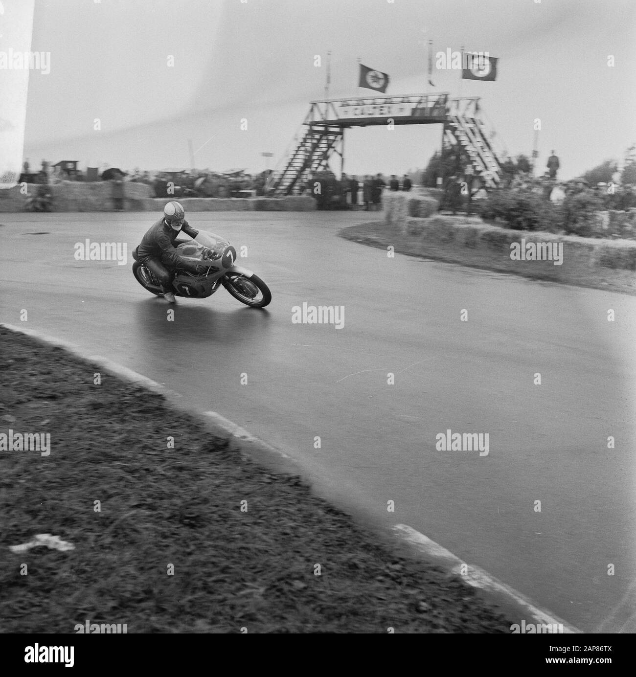 TT Assen 1966 Description: 250 cc class. Mike Hailwood, the later e ...