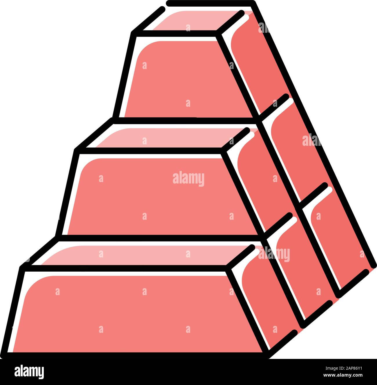 Trapezoidal blocks Cut Out Stock Images & Pictures - Alamy