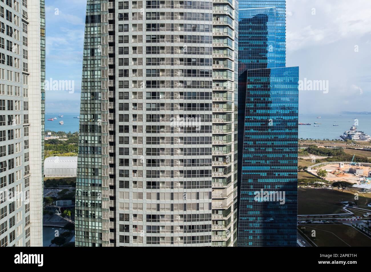 Modern and luxury Architecture of The Sail @ Marina Bay Stock Photo - Alamy