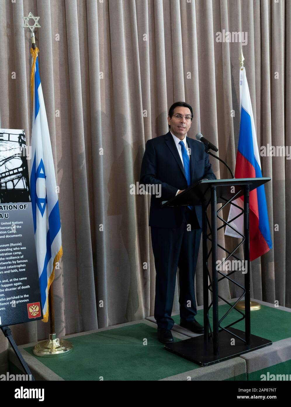 New York Ny January 21 2020 Israel Ambassador Danny Danon Speaks