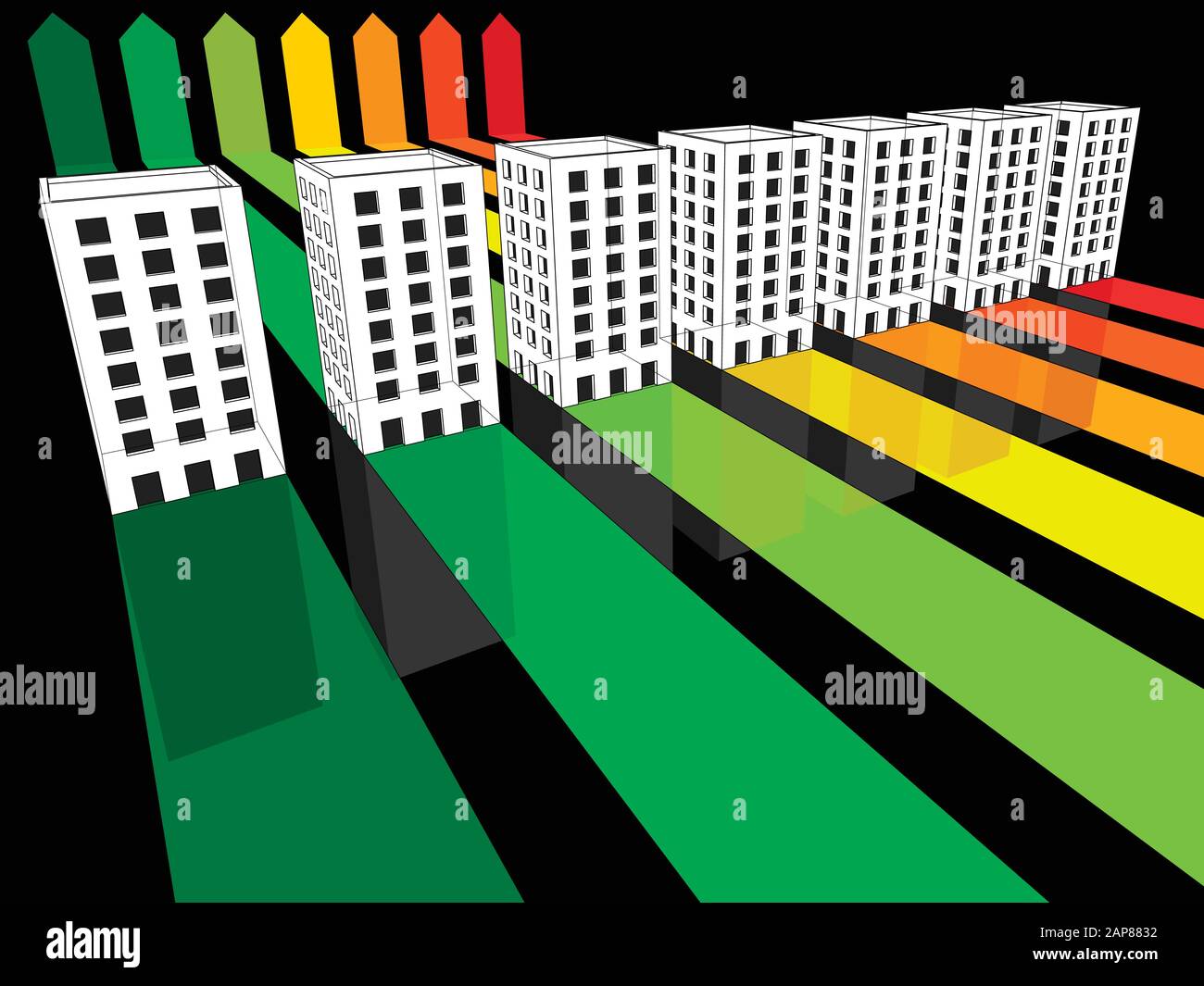Energy buildings Stock Vector Images - Alamy