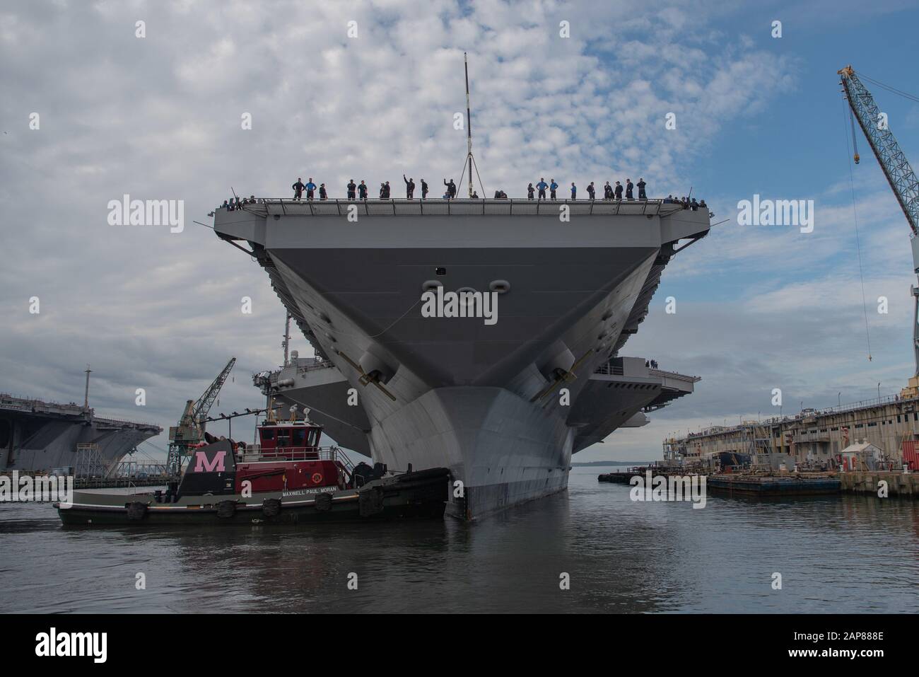 Cvn 78 uss gerald r ford hi-res stock photography and images - Alamy