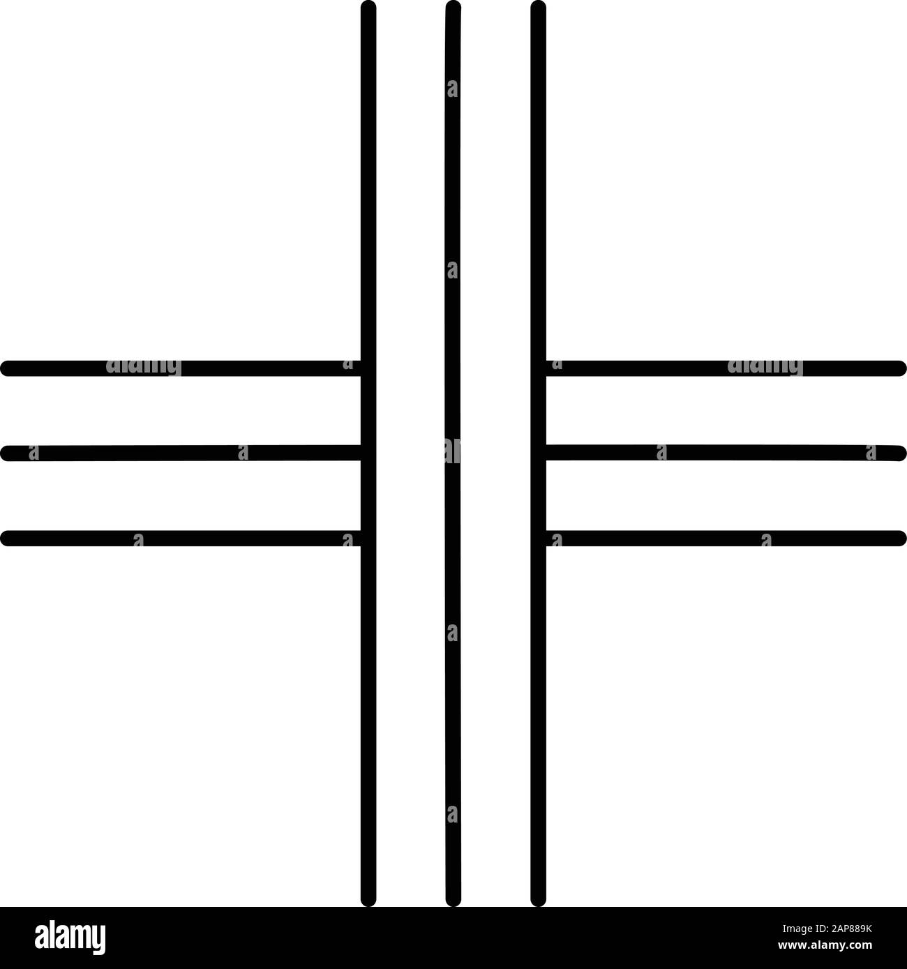 Simple cruciform Stock Vector Images - Alamy