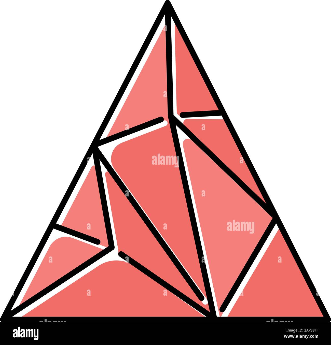 Triangular decorative detail Cut Out Stock Images & Pictures - Alamy