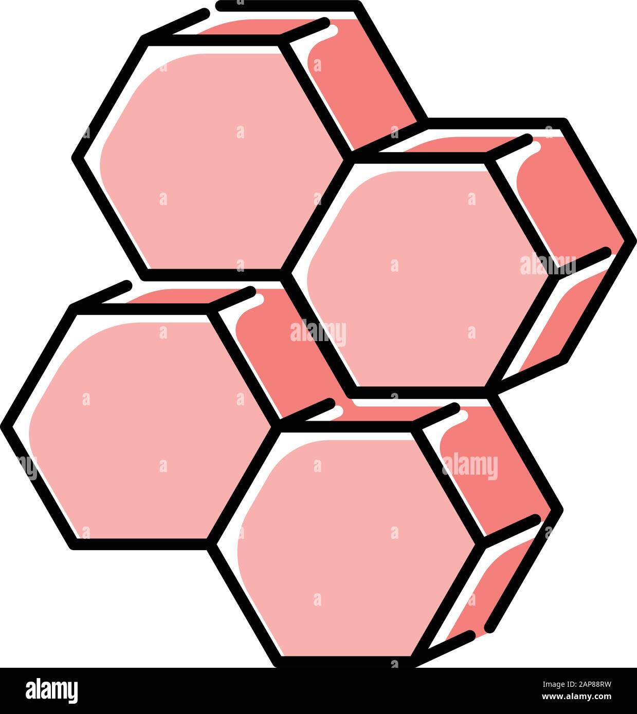 Six corner symbol Cut Out Stock Images & Pictures - Alamy