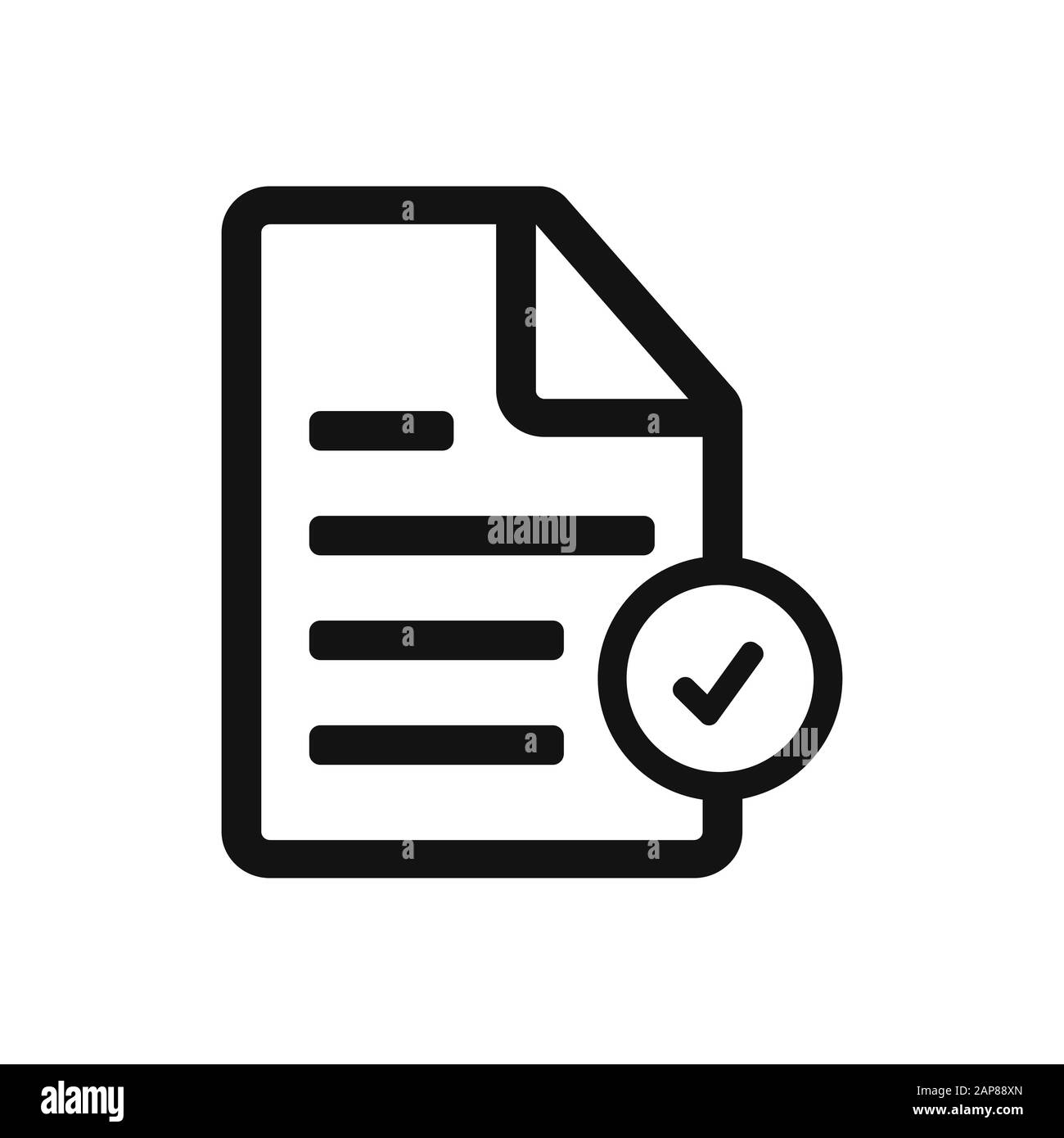 Check list vector hi-res stock photography and images - Alamy