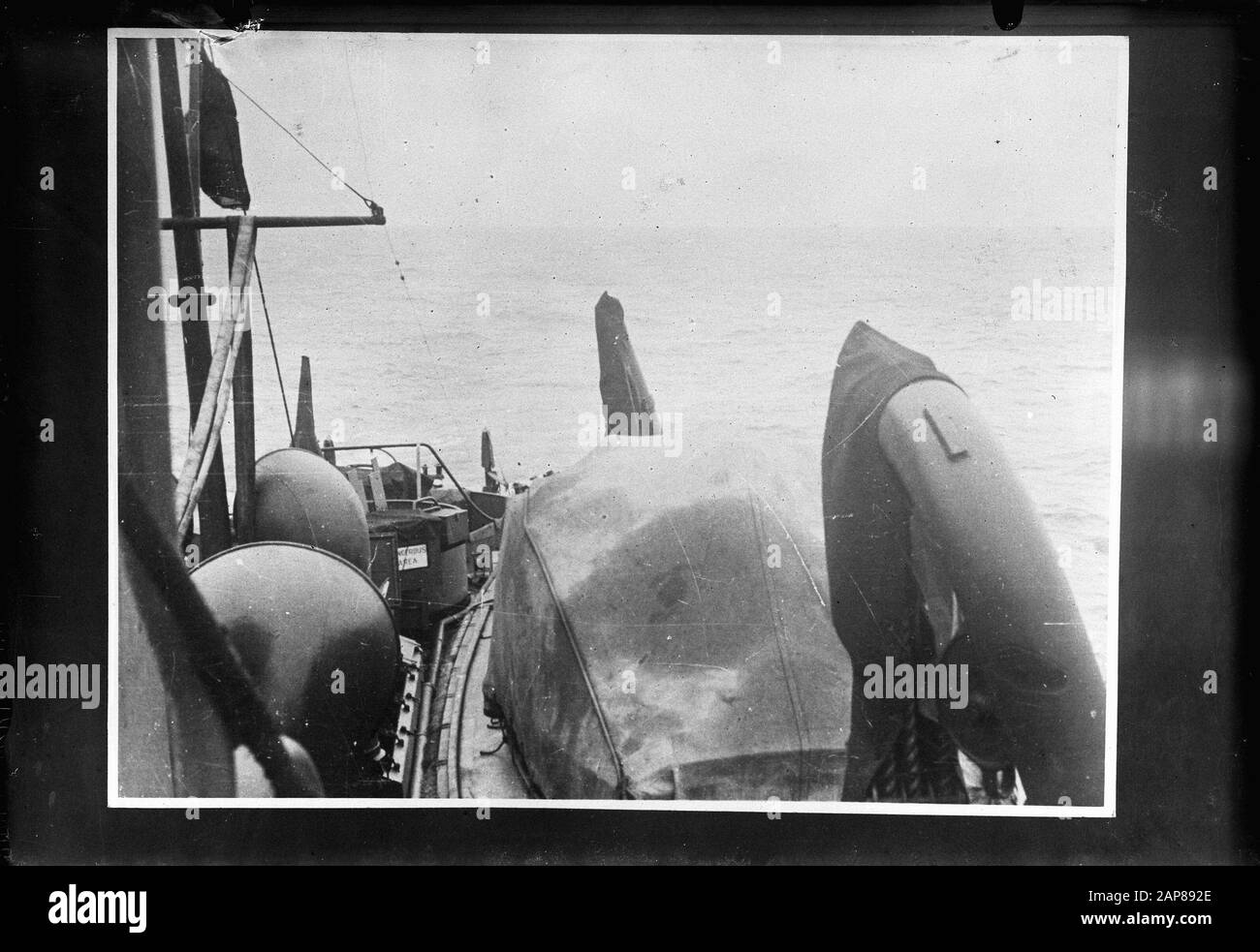 The minesweeper Abraham Crijnssen on maneuver Annotation: Repronegative ...