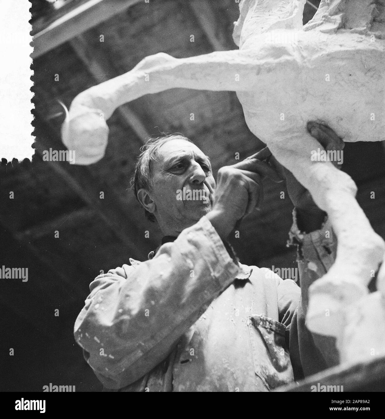 Sculptor Albert Termote30 March70 year Date: 22 March 1957 Keywords ...